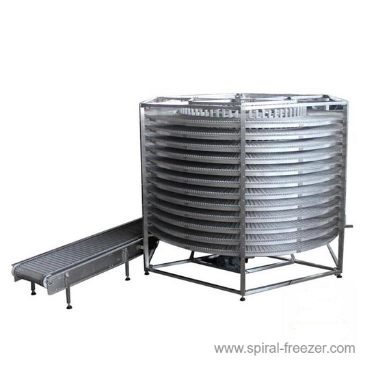 Single Drum Spiral Freezer For Seafood